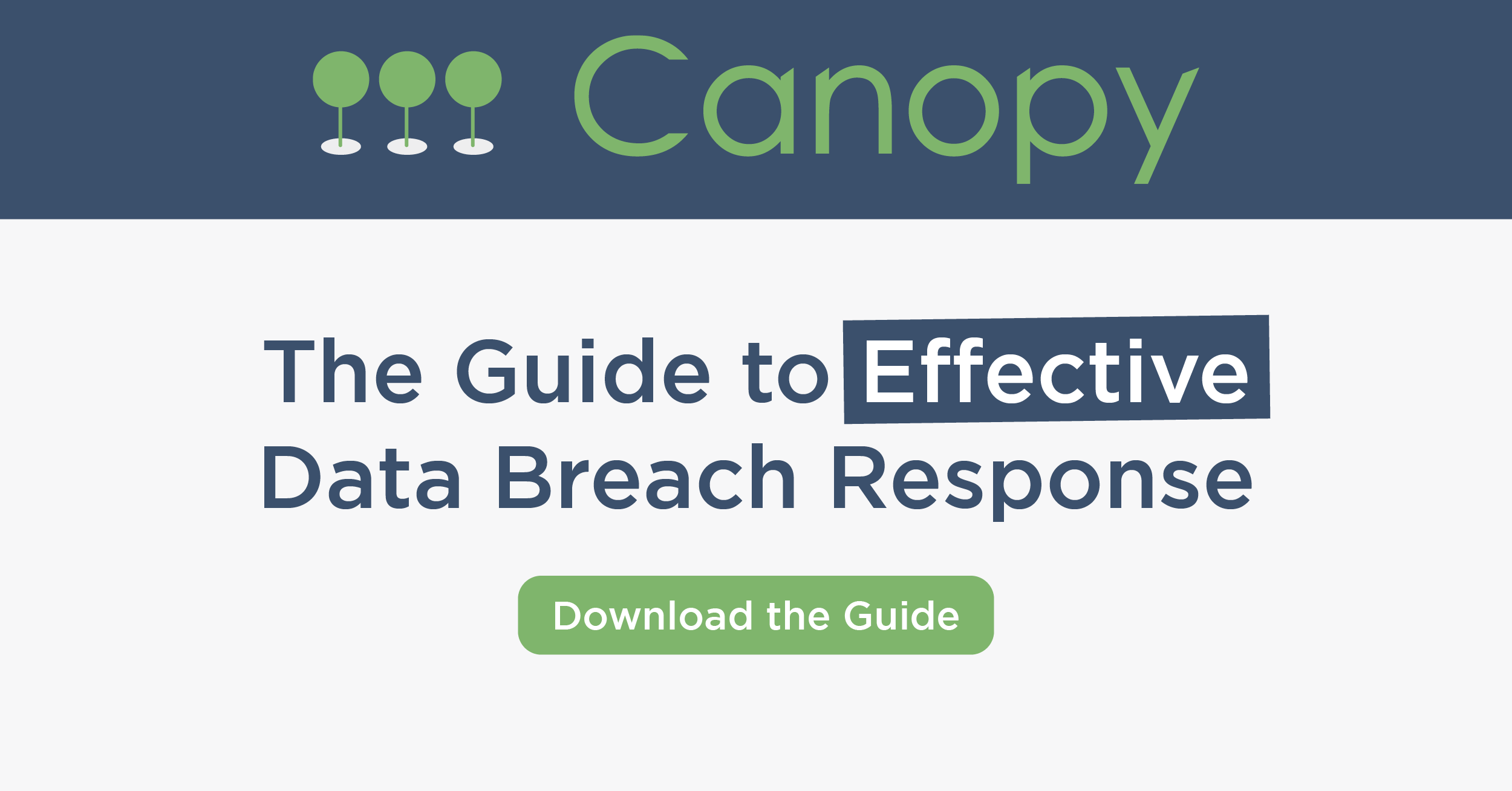The Guide to Effective Data Breach Response The Guide to Effective Data Breach Response